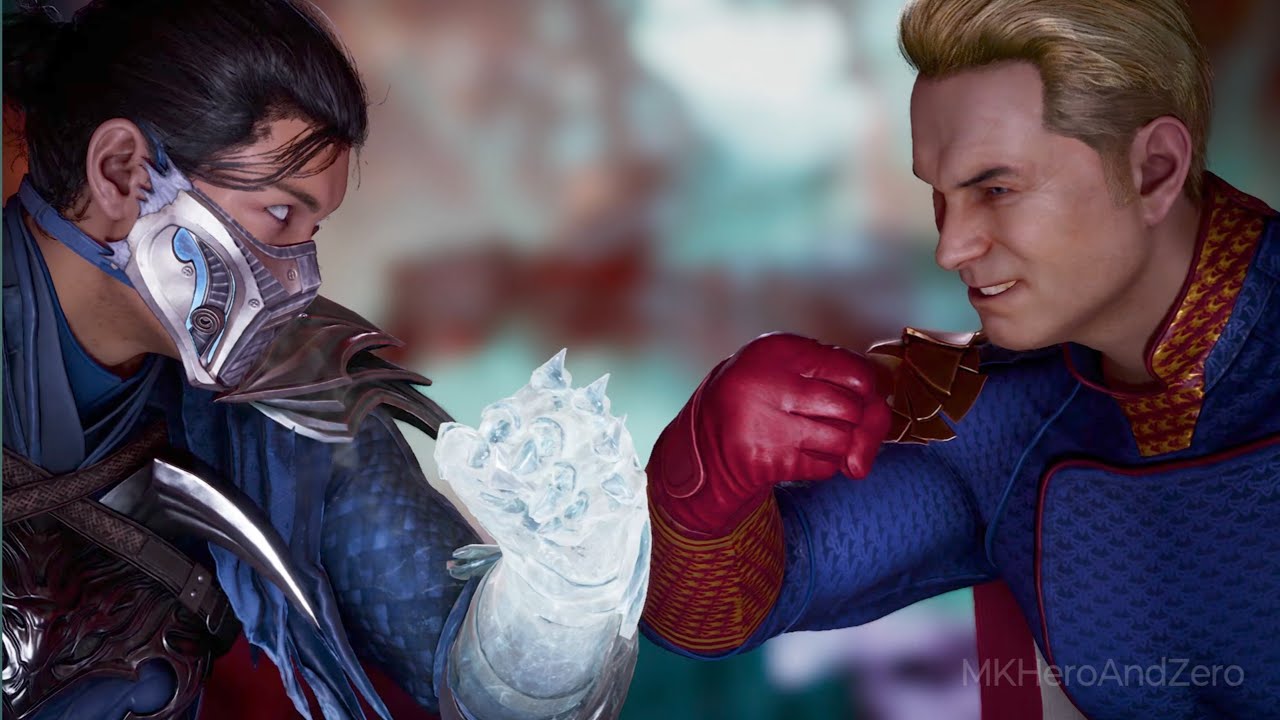 SUB-ZERO VS HOMELANDER - MORTAL KOMBAT 1 (MK1) - YouTube