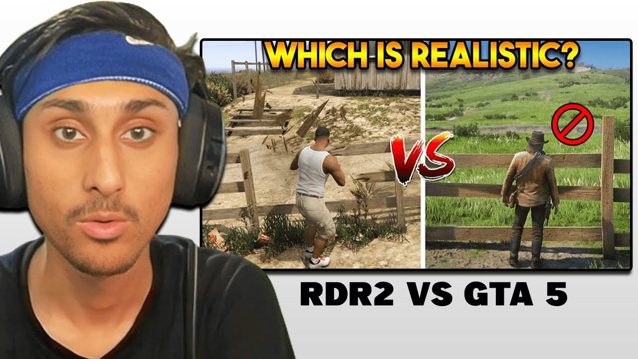 GTA 5 VS RDR2 ! Which one is better 🤔 - YouTube