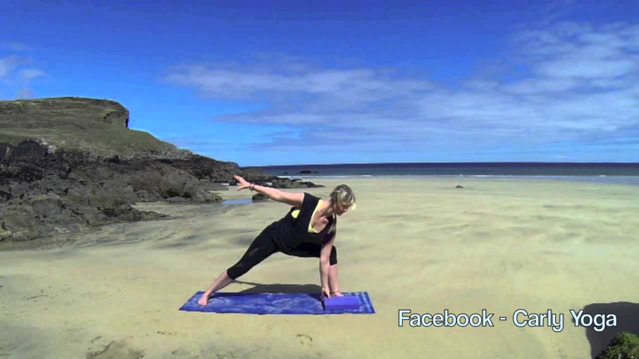 a yoga beach session with carlyoga.com 2 - YouTube