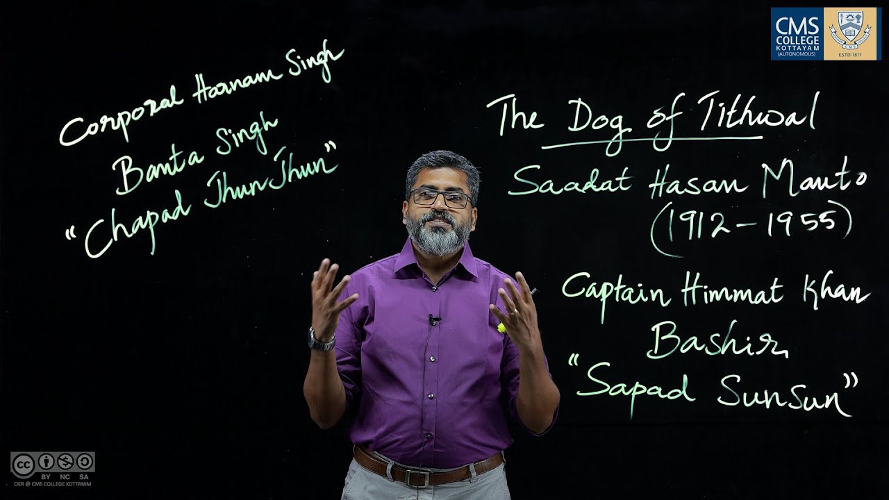 The Dog of Tithwal | Dr. Joji John Panicker | Department of English ...