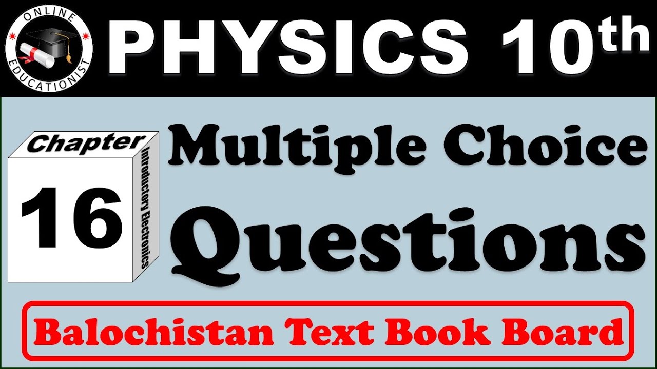 Multiple Choice Question | Chapter 16 Introductory Electronics ...