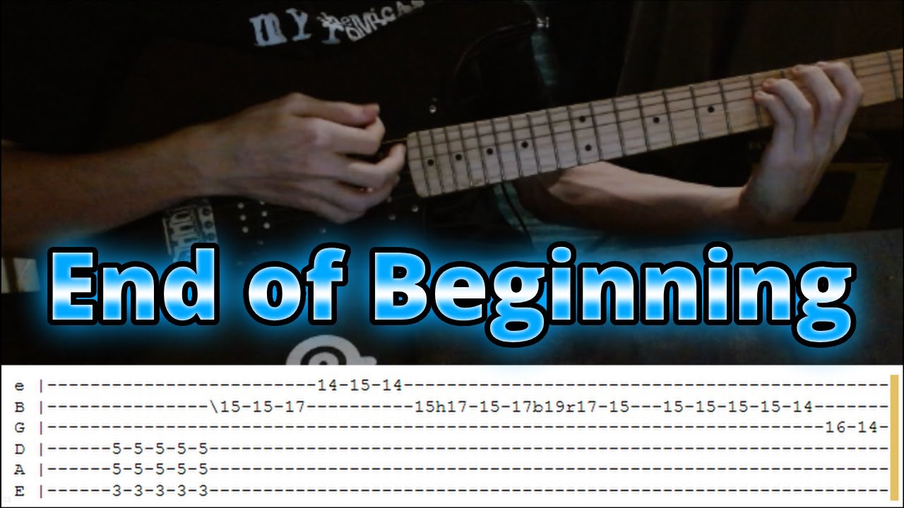 end of beginning - djo / guitar cover (with tabs) - YouTube