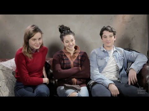 Brie Larson, Shailene Woodley, Miles Teller on 'The Spectacular Now ...