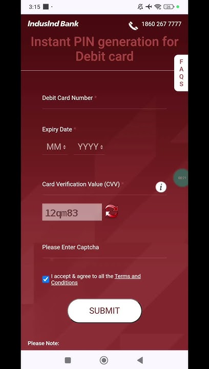 Indusind bank ATM pin kaise banaye || mobile se indusind bank ATM pin kaise banaye || ATM pin ...