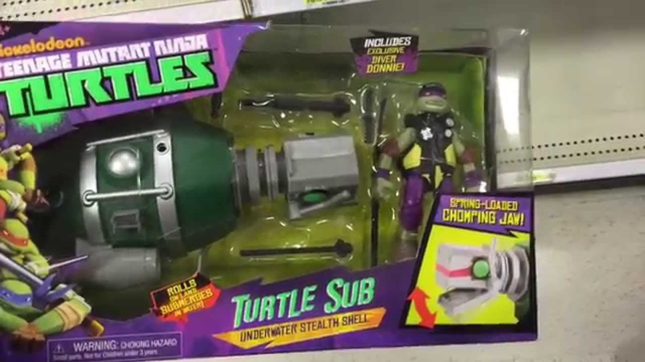 TMNT "Turtle Sub" Ninja Turtle Underwater Stealth Shell Submarine ...