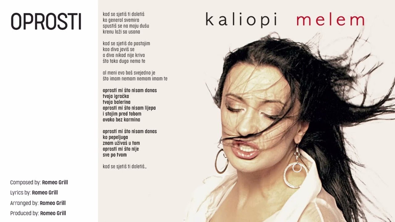 KALIOPI - "OPROSTI" (OFFICIAL AUDIO) - YouTube