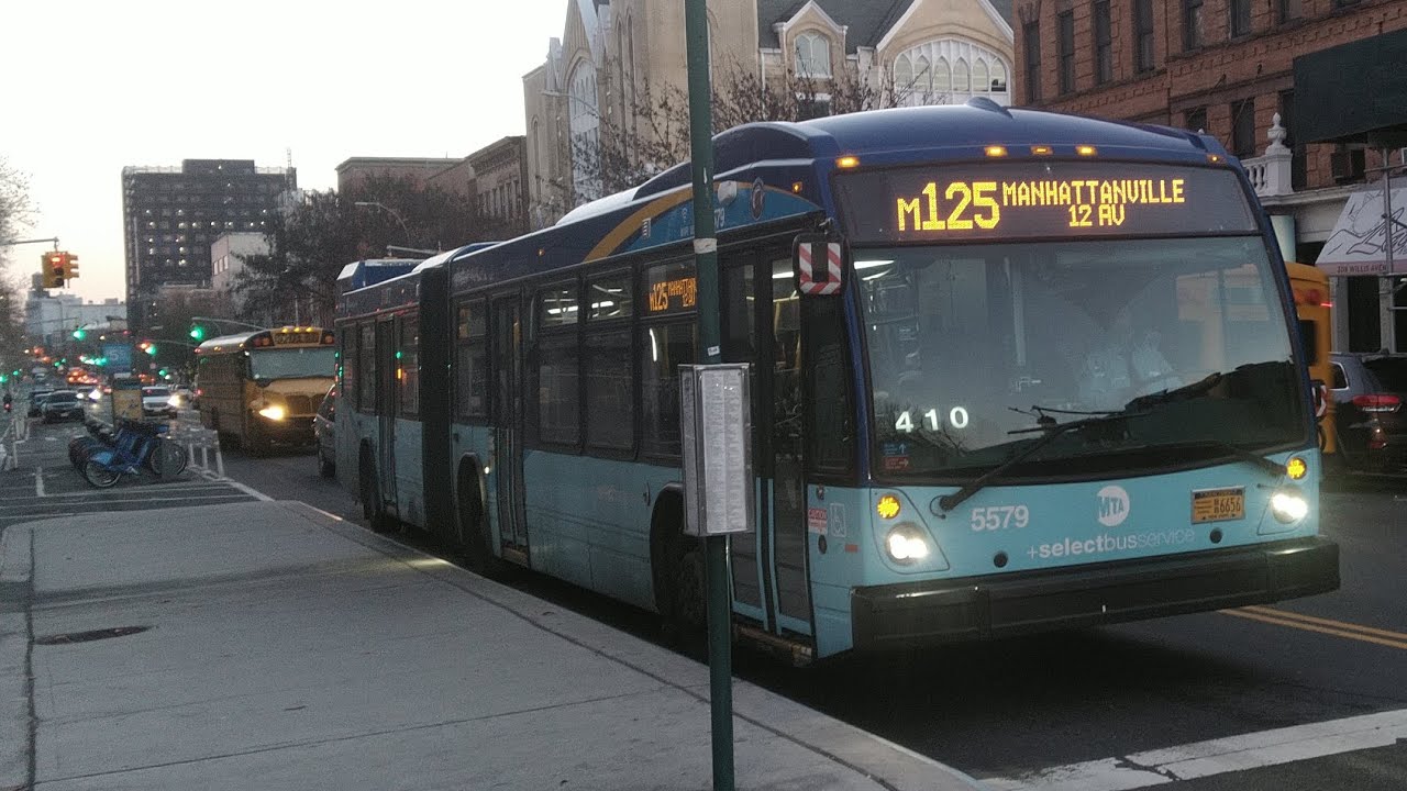 (Rare/Double MJQ loans!) MTA NYCT: 2018 Novabus LFSA smartbuses #5509 ...