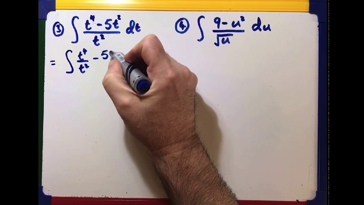 Integrating expressions with brackets and fractions - YouTube