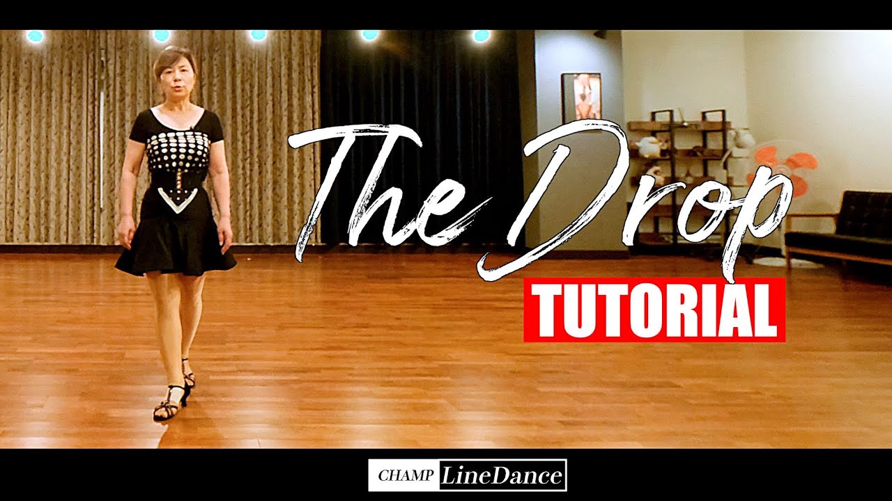 [챔프라인댄스] The Drop Line Dance TUTORIAL || 더드롭 라인댄스 설명영상 - YouTube