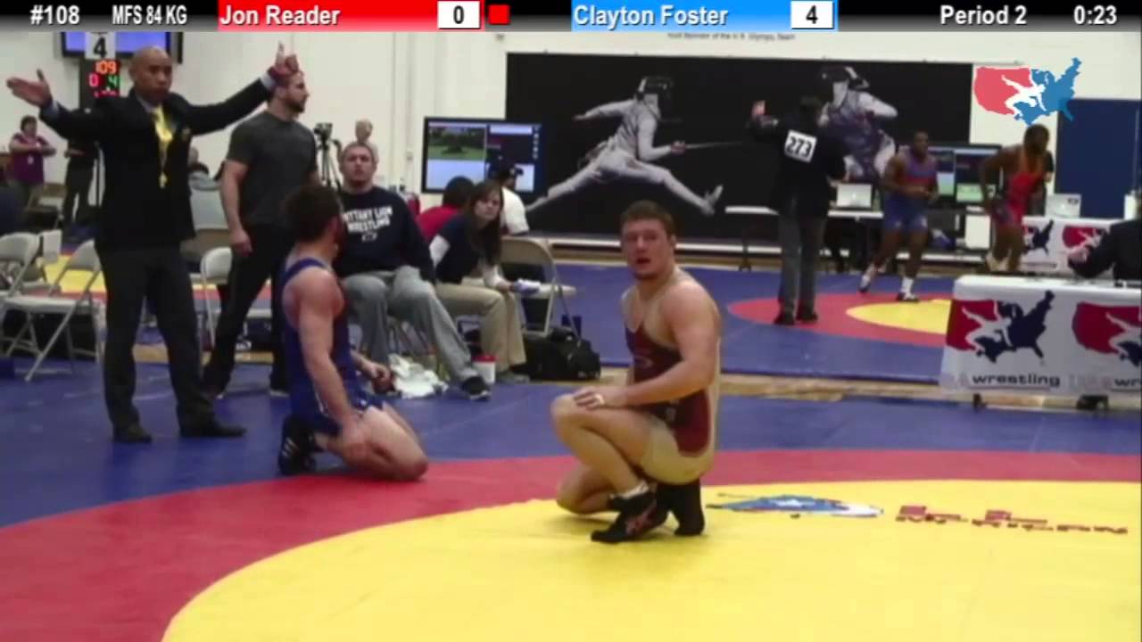 84 KG SF - Jon Reader (Sunkist Kids) vs Clayton Foster (GRIT) - YouTube