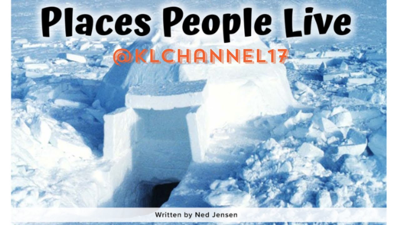 Places People Live-Reading book for kids - YouTube