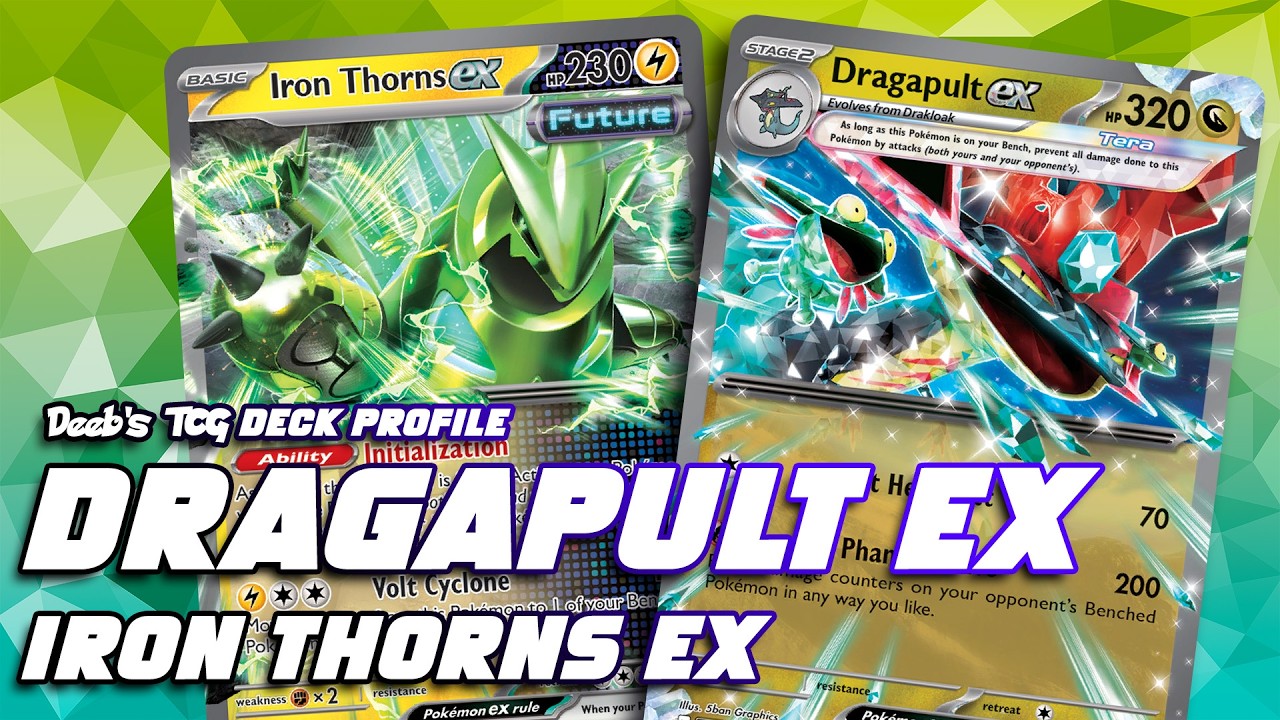 Dragapult ex/Iron Thorns ex - PTCGL Deck Profile! - YouTube