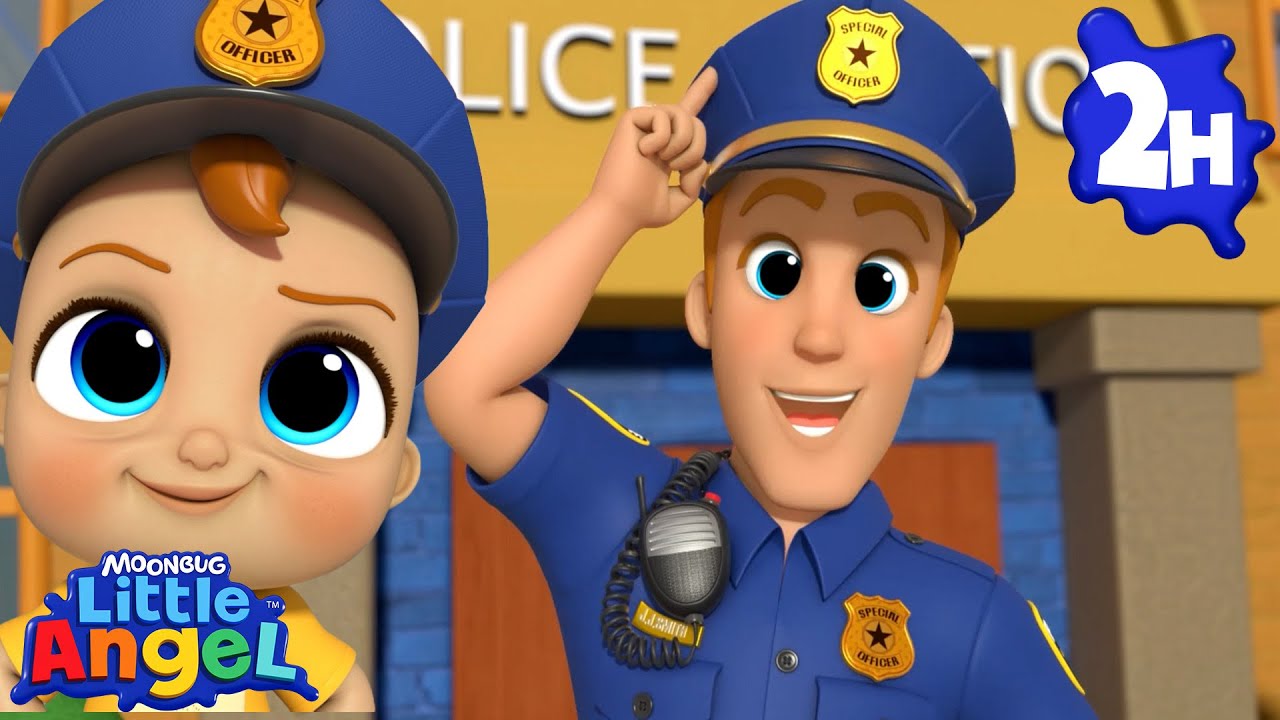 Police Song | Best of Season 2 | Little Angel Kids Songs & Nursery ...