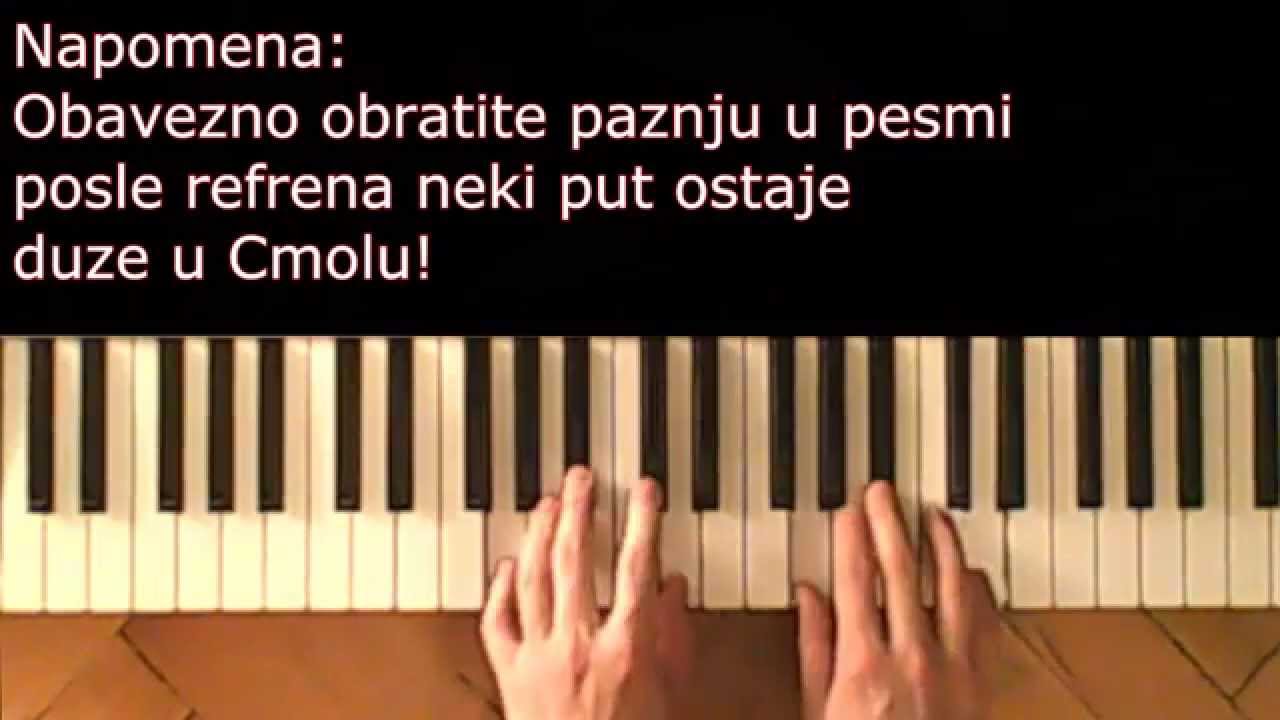 Piano Muzicki Tutorijali (Dee Monk - Samo Zelim Da Znam) - YouTube