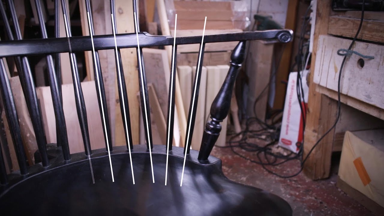 Windsor Chair, method for the correct alignment of drilled holes ...