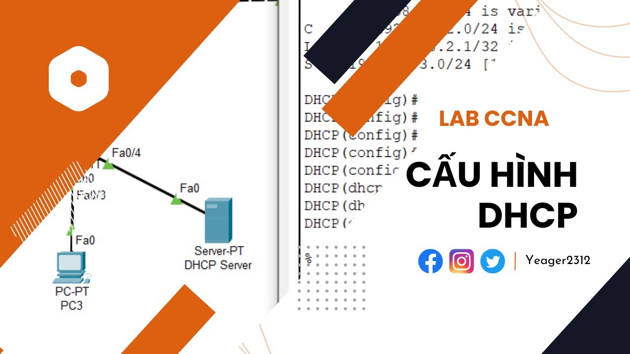 Cấu hình DHCP | DHCP configuration tutorial - YouTube