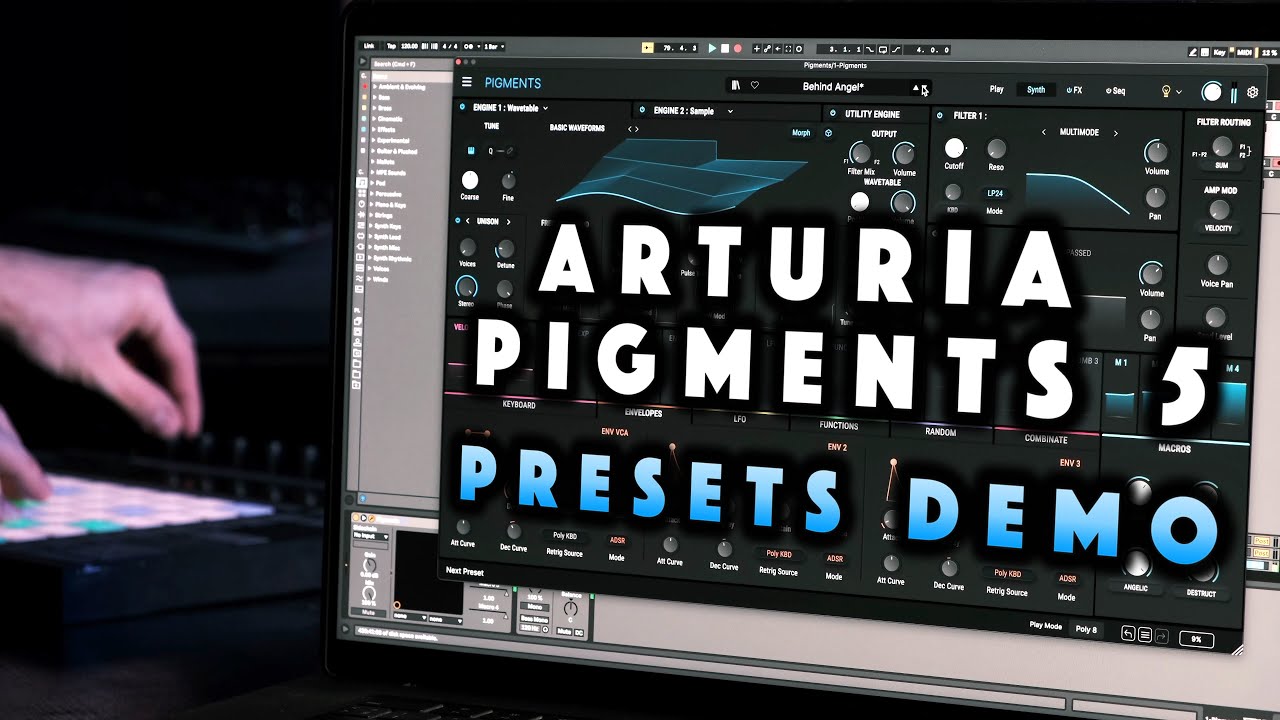Arturia Pigments 5: New Atmospheric Presets Demo. No Talking - YouTube