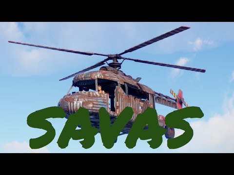 EXTERMINATING the NAKEDS of Savas from the Skies! Rust - YouTube