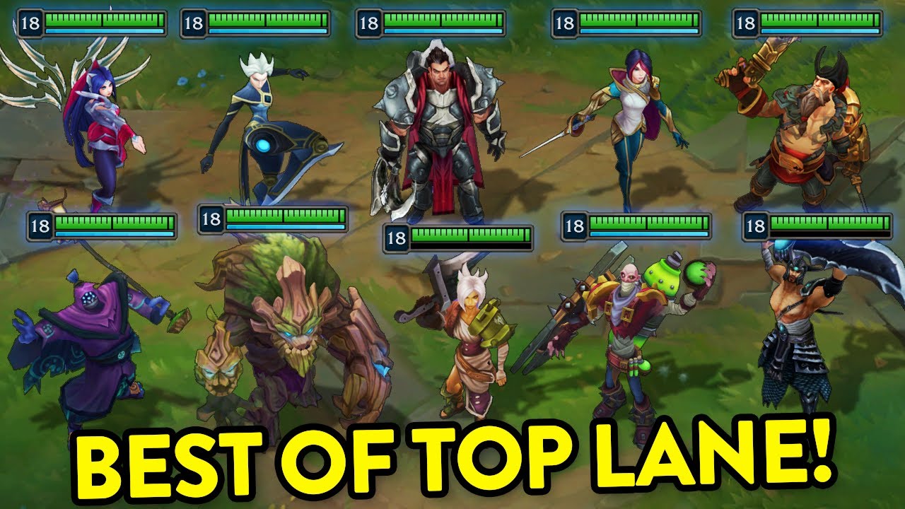 THE ULTIMATE TOP LANE MONTAGE - League of Legends - YouTube