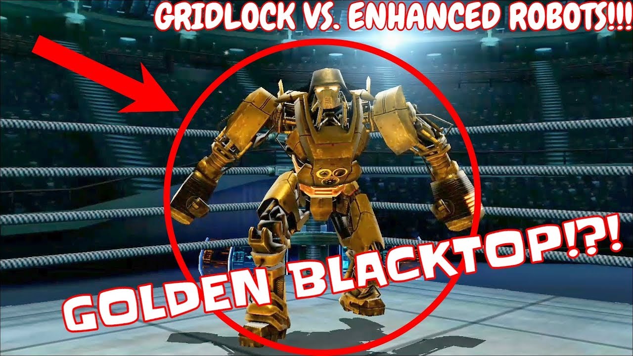 Real Steel WRB - Golden Blacktop VS. Gridlock! - YouTube