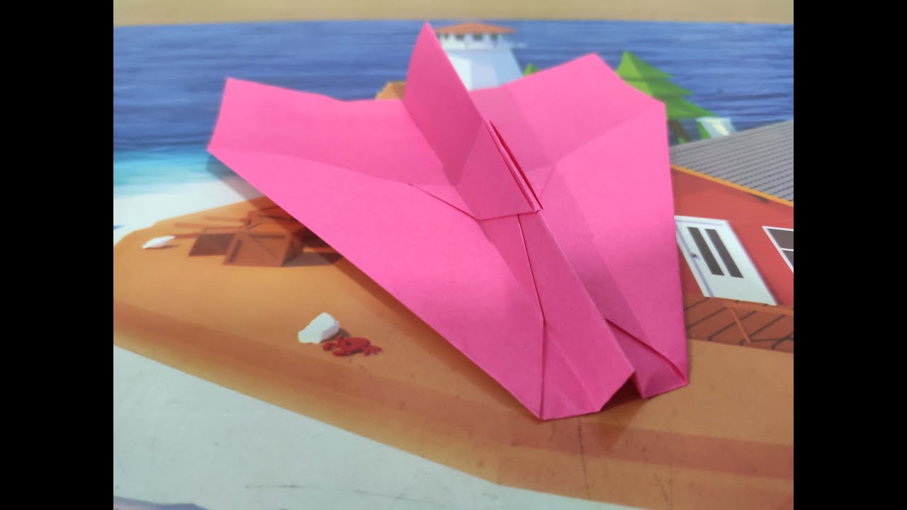 The Best Way To Make A Paper Plane That Flies Far! - YouTube