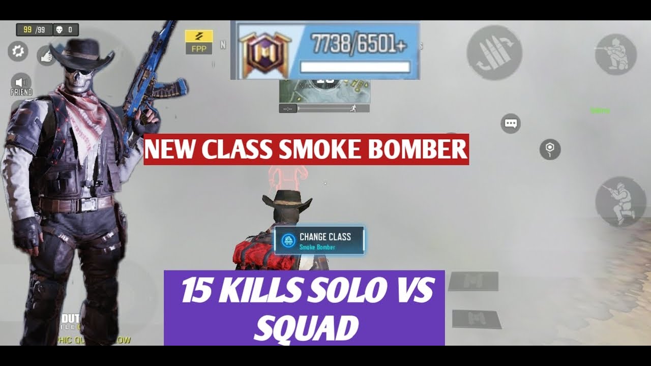 CALL OF DUTY MOBILE SEASON7 GAMEPLAY NEW CLASS SMOKE BOMBER GAMEPLAY ...