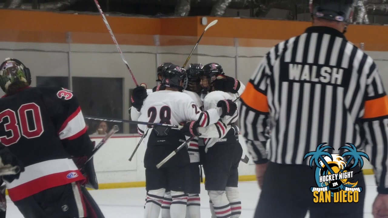 SDSU Aztecs Hockey vs CSUN Matadors 10 20 at The Rinks Poway - YouTube