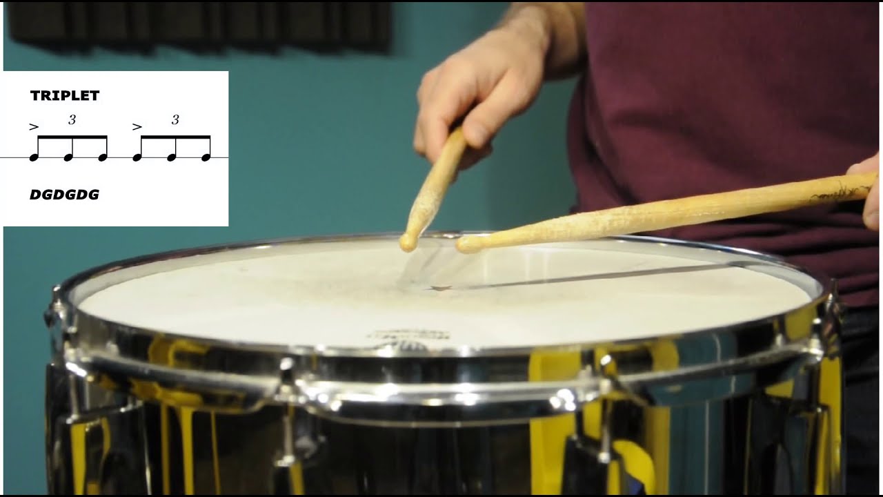 TRIPLET | Drum Rudiments | Jon Crocco - YouTube