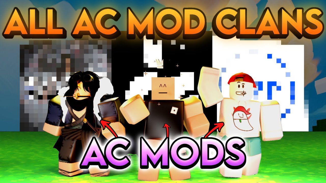 All The AC MOD Clans In Roblox BedWars - YouTube