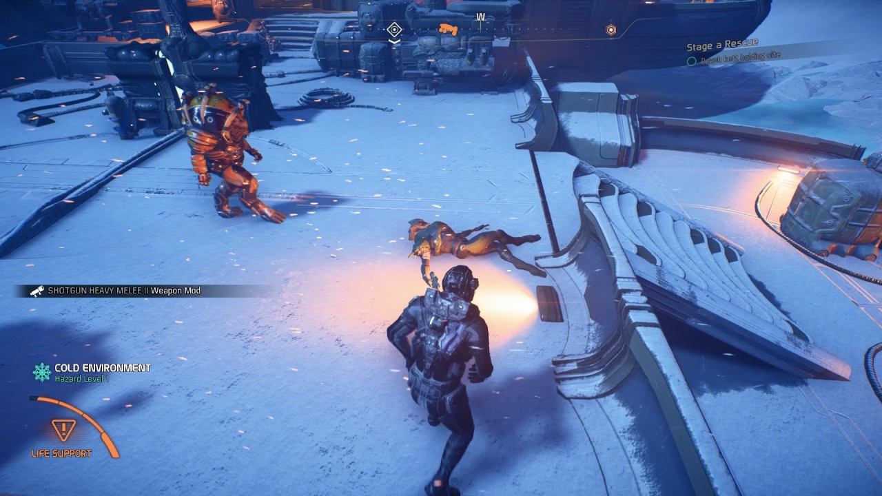 Mass Effect: Andromeda - Stage a Rescue: Kett Outpost Fight: Dhan ll ...