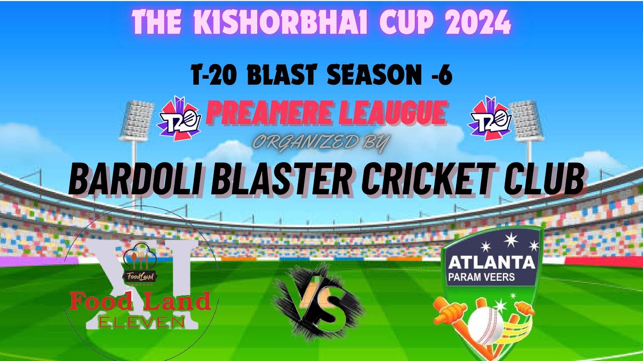 🔴LIVE | BARDOLI BLASTERS SEASON 6 | 2024 | DAY 4 | MATCH 6 | FOOD LAND ...
