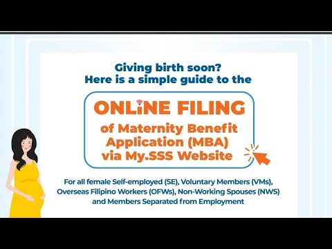 Unsaon Pag file sa Maternity 1 ug maternity 2 Benefit sa SSS Portal ...