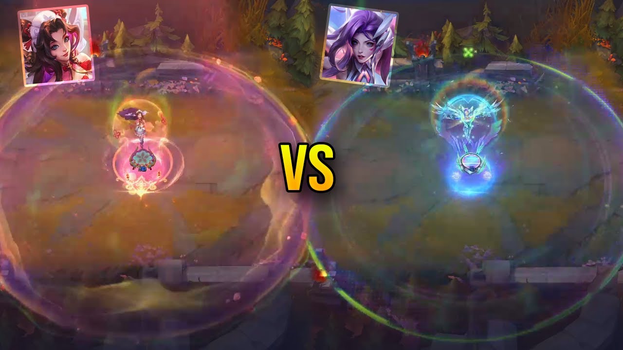 Dumpling Darlings Seraphine vs Battle Dove Seraphine - Skin Comparison ...