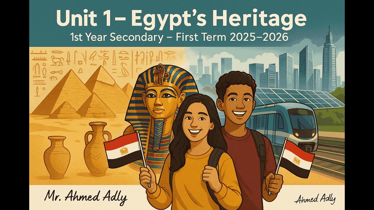 Unit 1 – Egypt’s Heritage | Lessons 1 & 2 Vocabulary | 1st Year ...