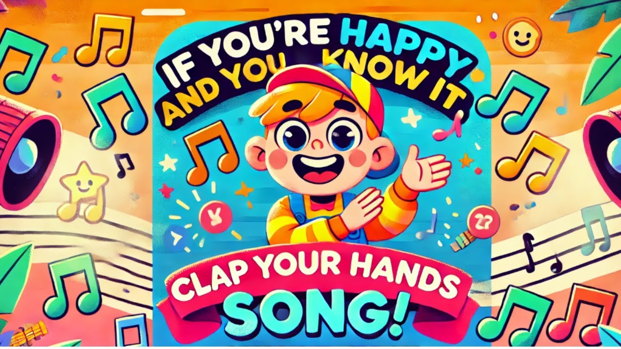 If You're Happy and You Know It, Clap Your Hands Song | Happy Poems for ...