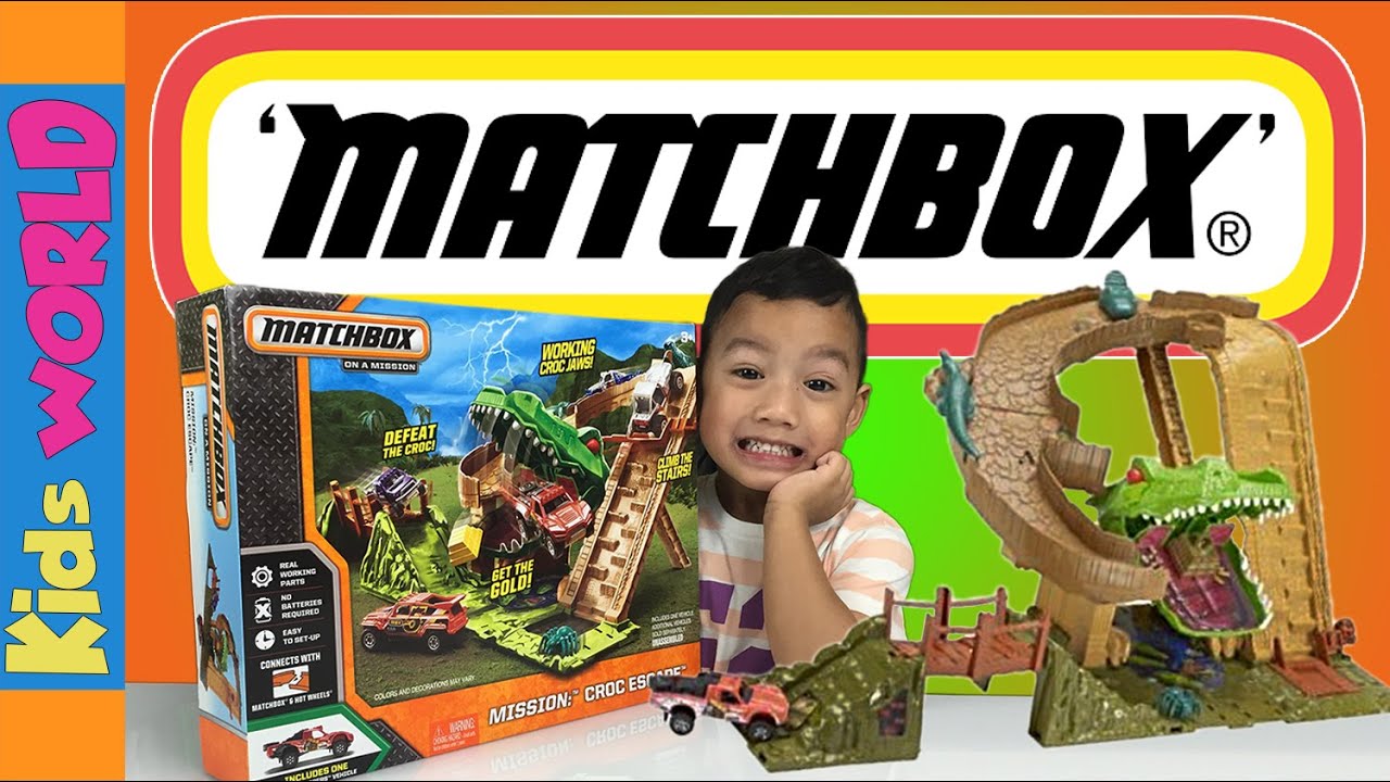 MatchBox Croc Escape Toys Review | Charlie's Kids WORLD - YouTube