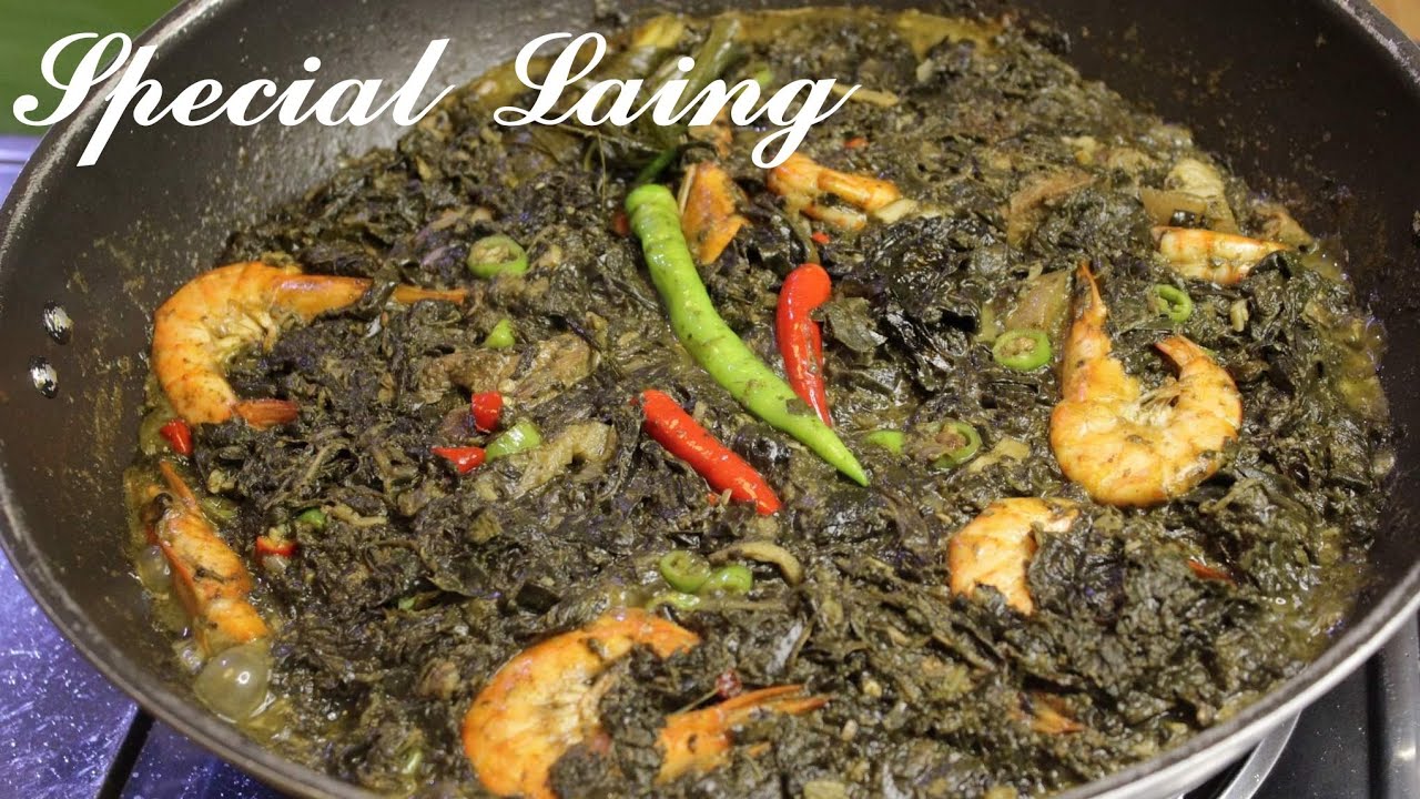 LAING RECIPE PANLASANG PINOY - YouTube