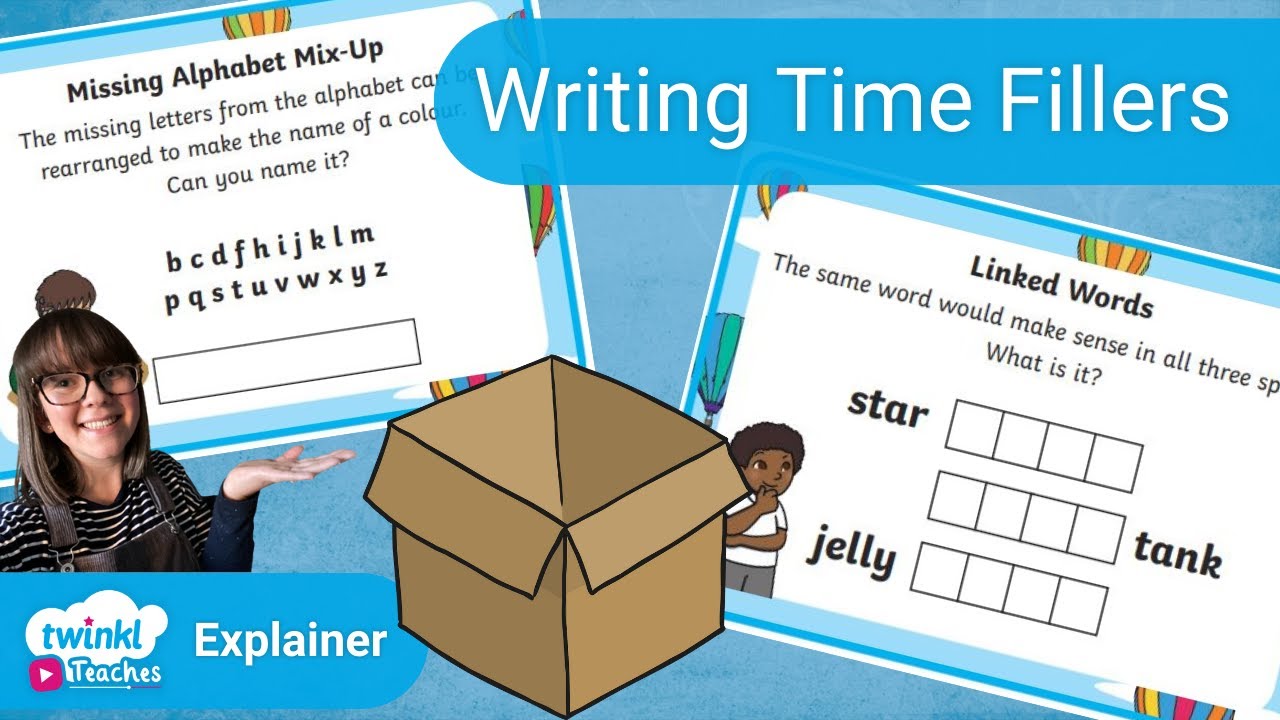 Writing Skills Time Filler Ideas - YouTube