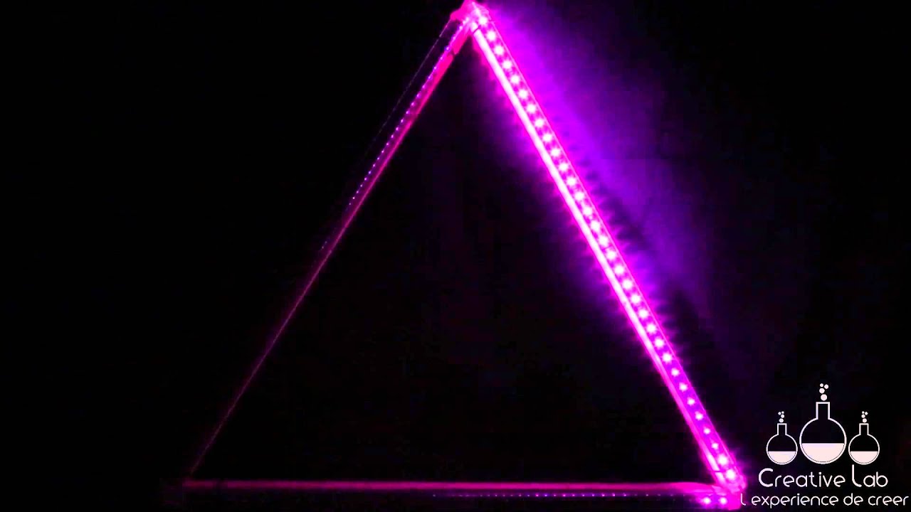 Creative Lab Led Tube Triangle + Square Demo - YouTube