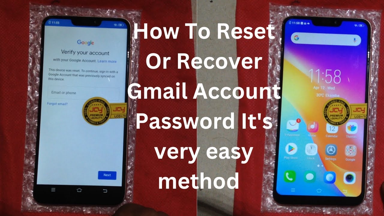 How To Reset Or Recover Gmail Account Password It's Not As Difficult As ...