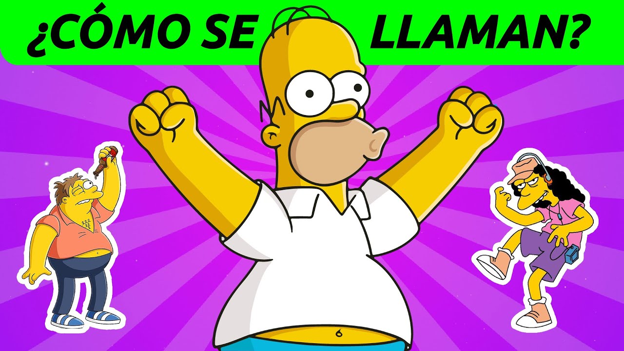 LOS SIMPSON personajes 🍩 ¿CÓMO SE LLAMAN los personajes de Los Simpson ...