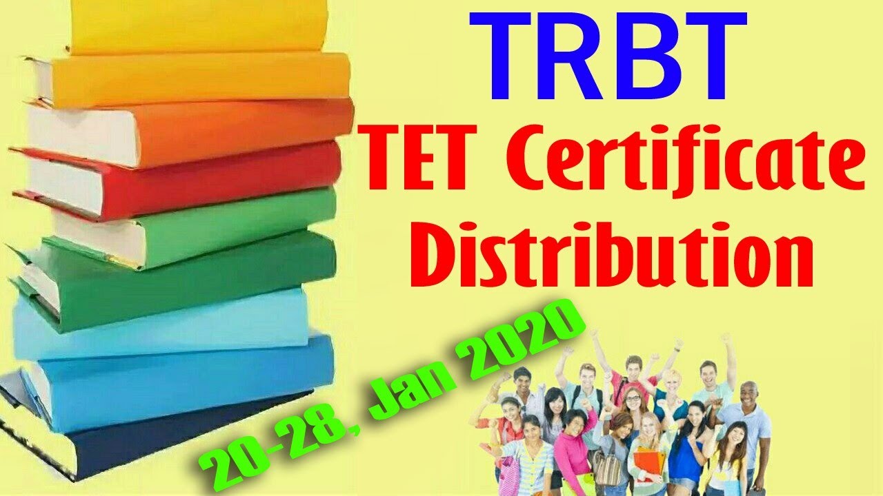 TRBT TET Certificate Distribution 2020 l SMDN Tutorial - YouTube