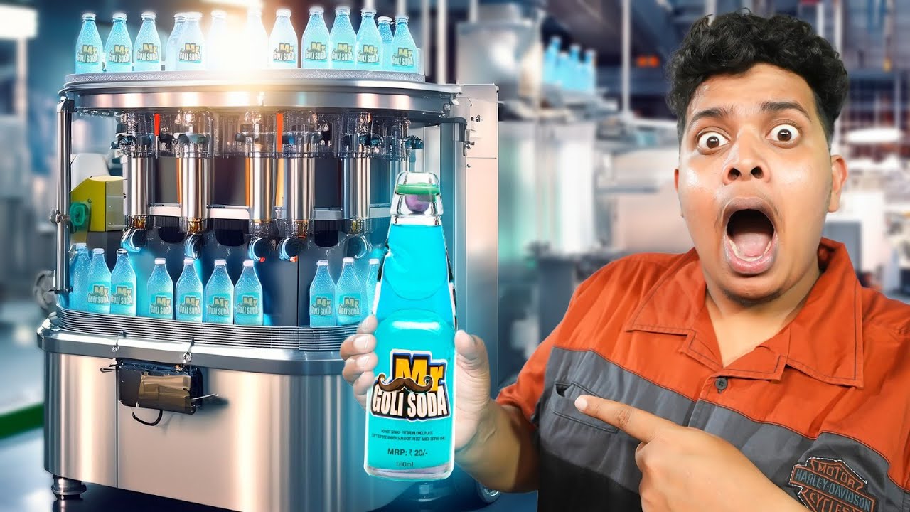 How to Goli Soda? Factory Worker - Irfan's View - YouTube