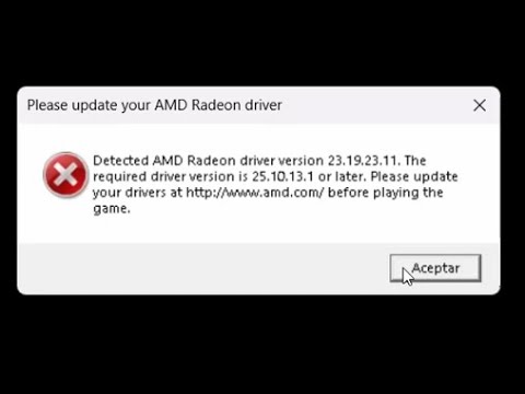 [Battlefield 6] Beta, Error de drivers AMD - YouTube