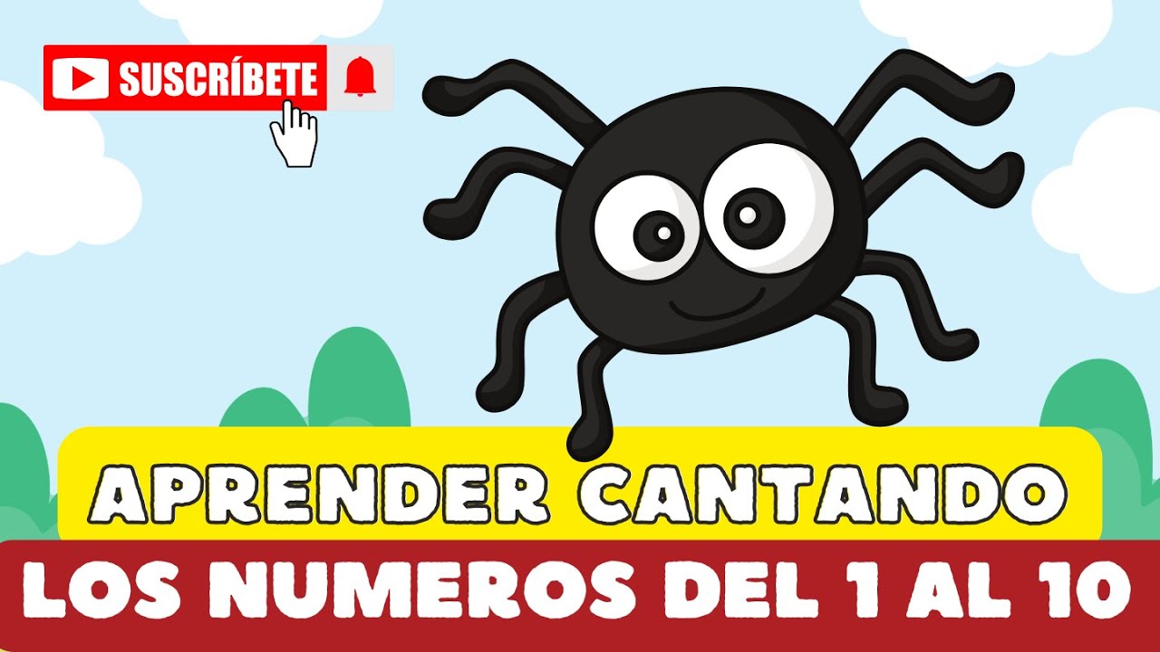 Videos educativos 🎶Aprender los Numeros del 1 al 10 🎶para niños ...