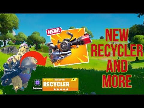 *NEW* RECYCLER GUN + More in Fortnite (SECRET UPDATE) - YouTube