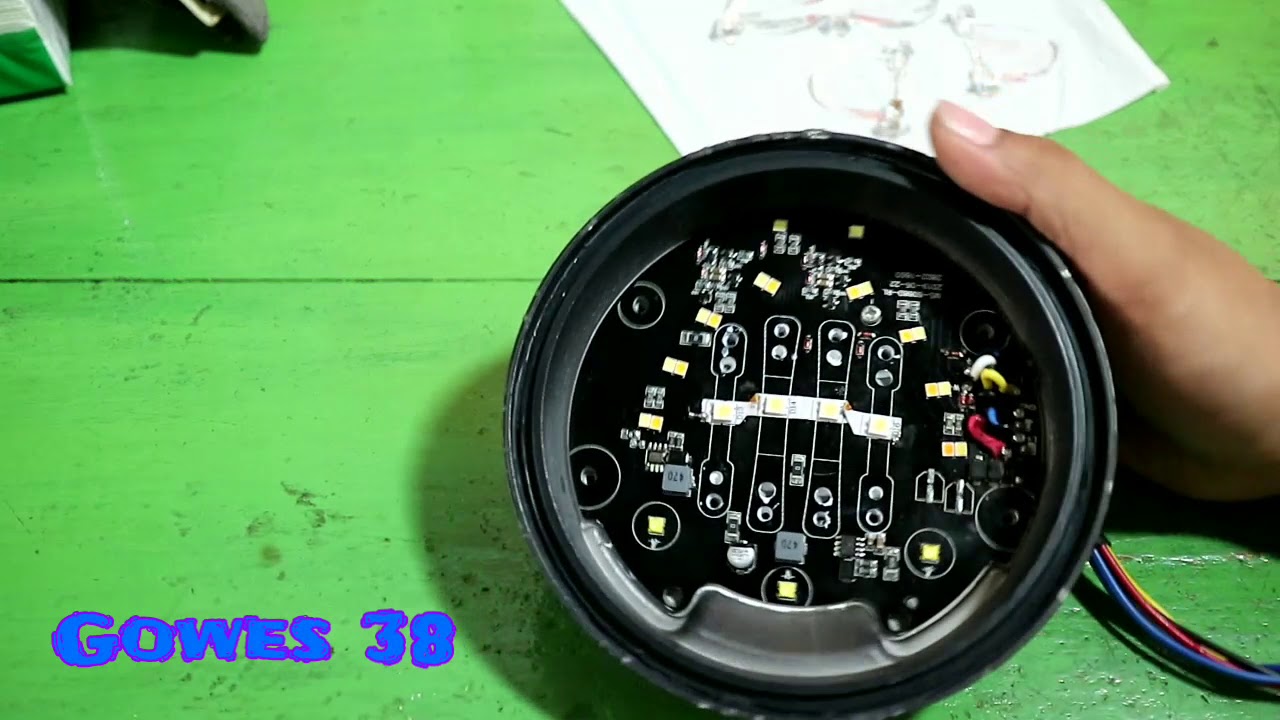 Jasa Service Lampu Led Daymaker - YouTube