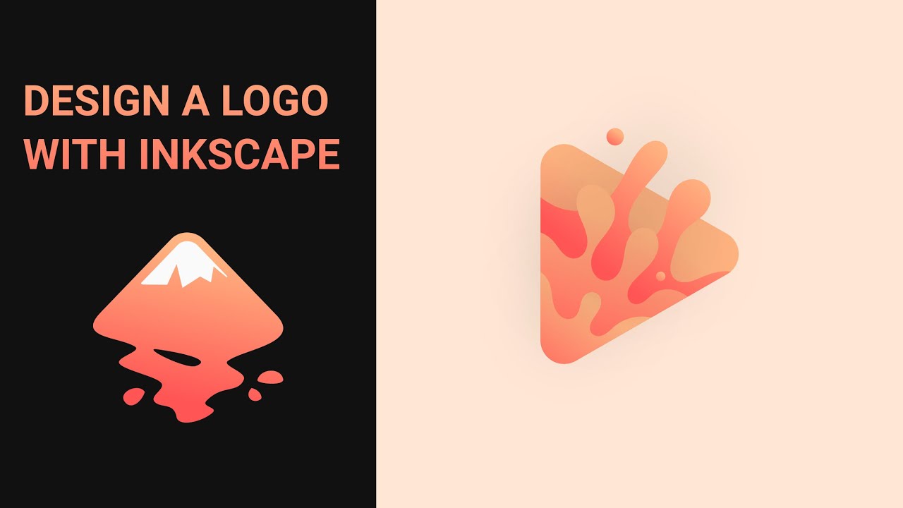 DESIGN A LOGO WITH INKSCAPE #2 | INKSCAPE | NO COMMENTARY - YouTube