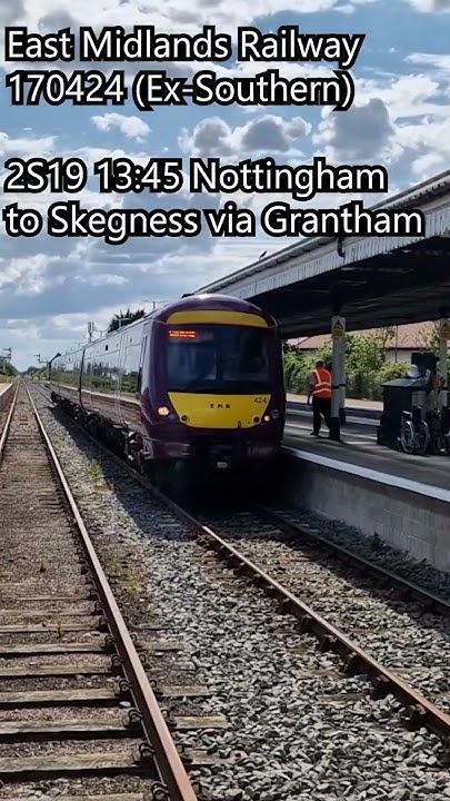 EMR 170424 Ex-Southern arrives into Skegness terminating from Nottingham! - YouTube