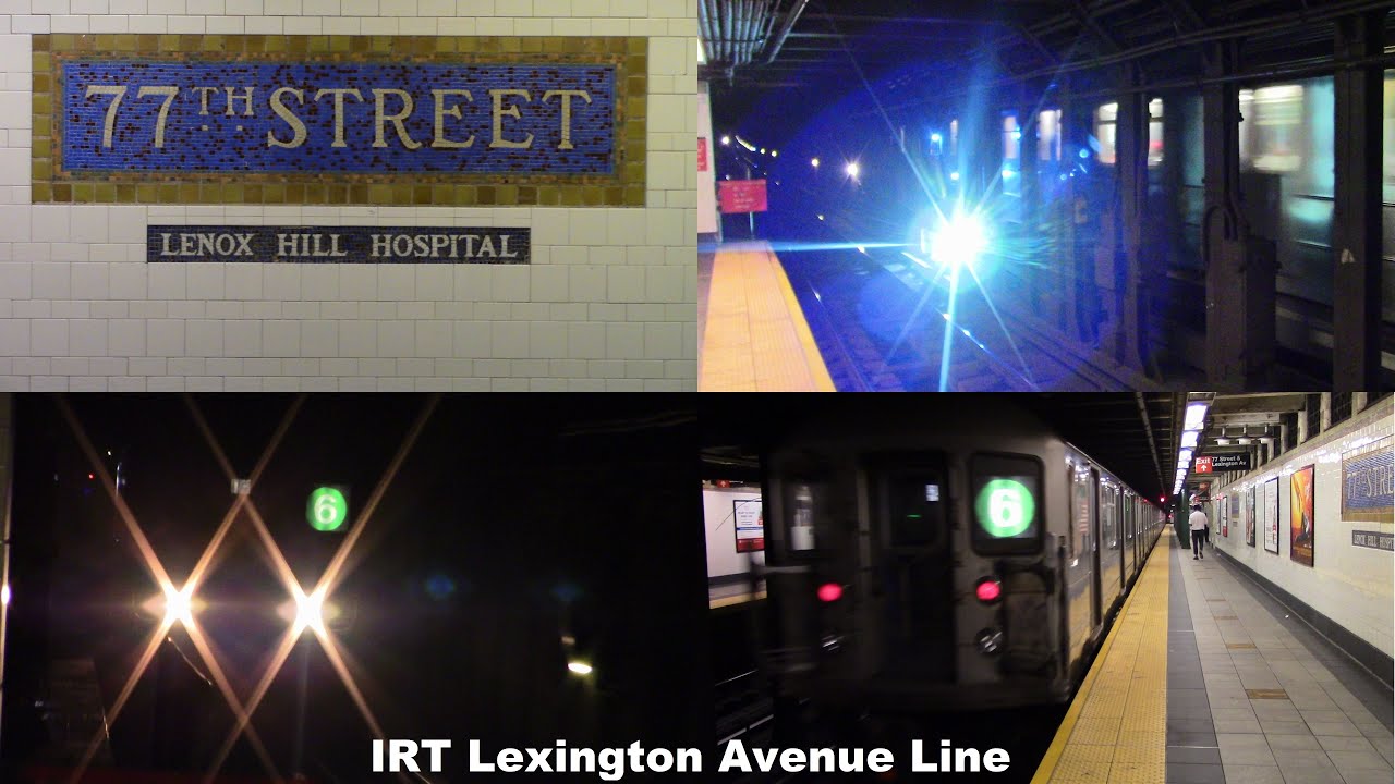 IRT Lexington Avenue Line: 6 Trains at 77 St [R62A] - NYC Subway - YouTube
